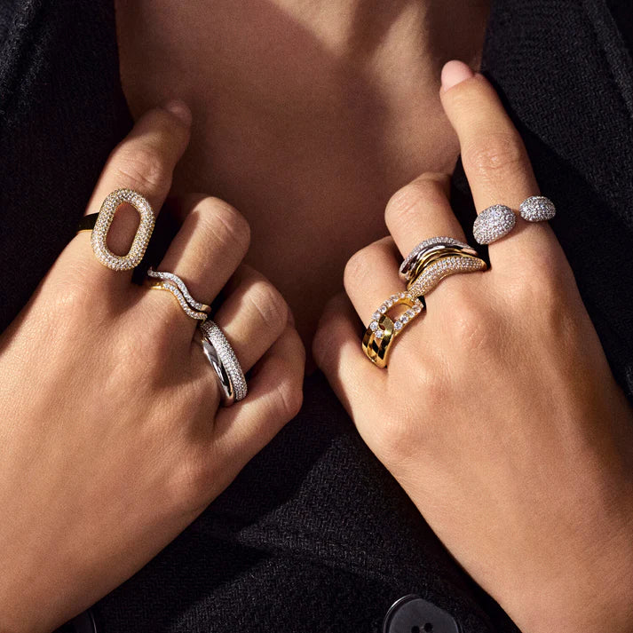 Sif Jakobs 18K Gold Plated Ring Goccia – The Secret Garden