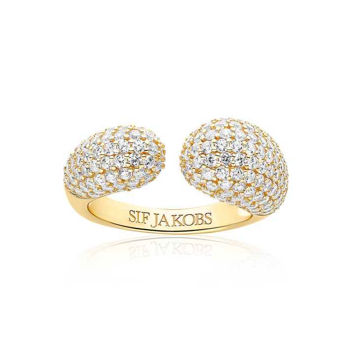 Sif Jakobs 18K Gold Plated Ring Goccia – The Secret Garden