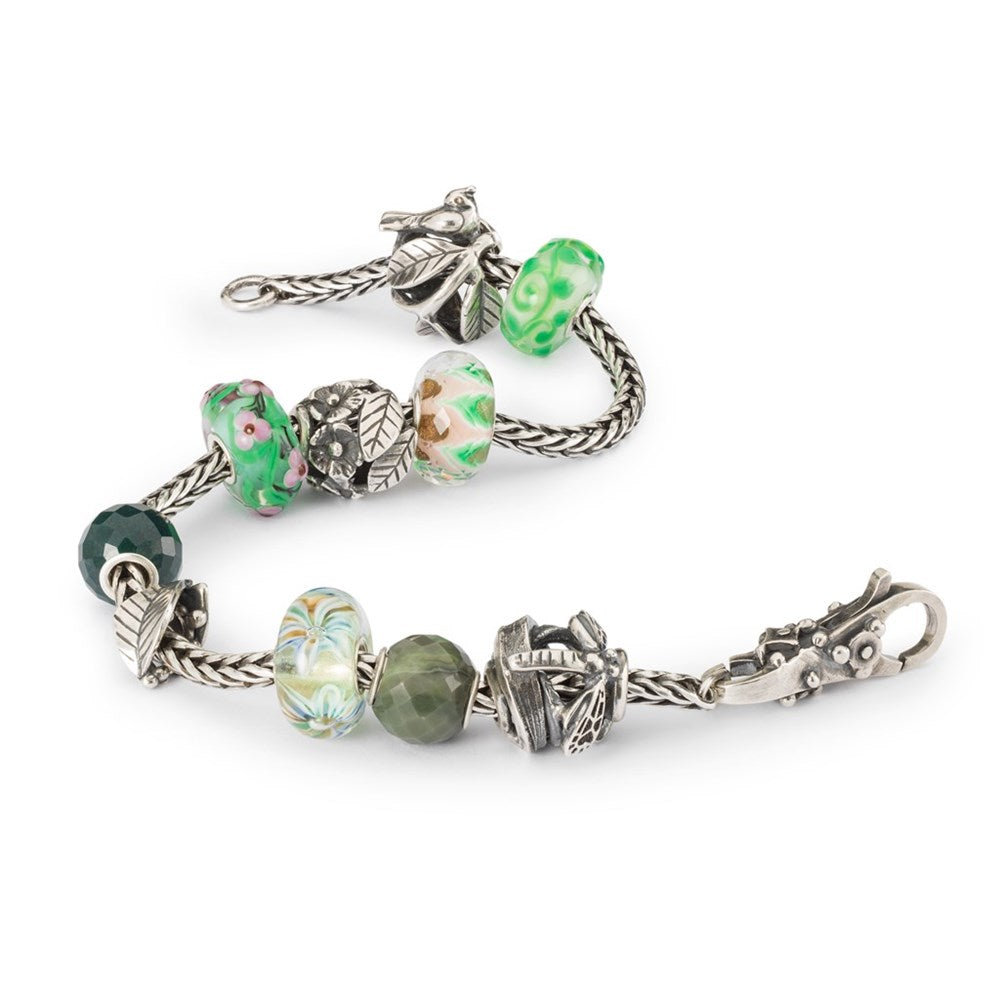 Trollbeads Round Green Calcite Facet Bead – The Secret Garden