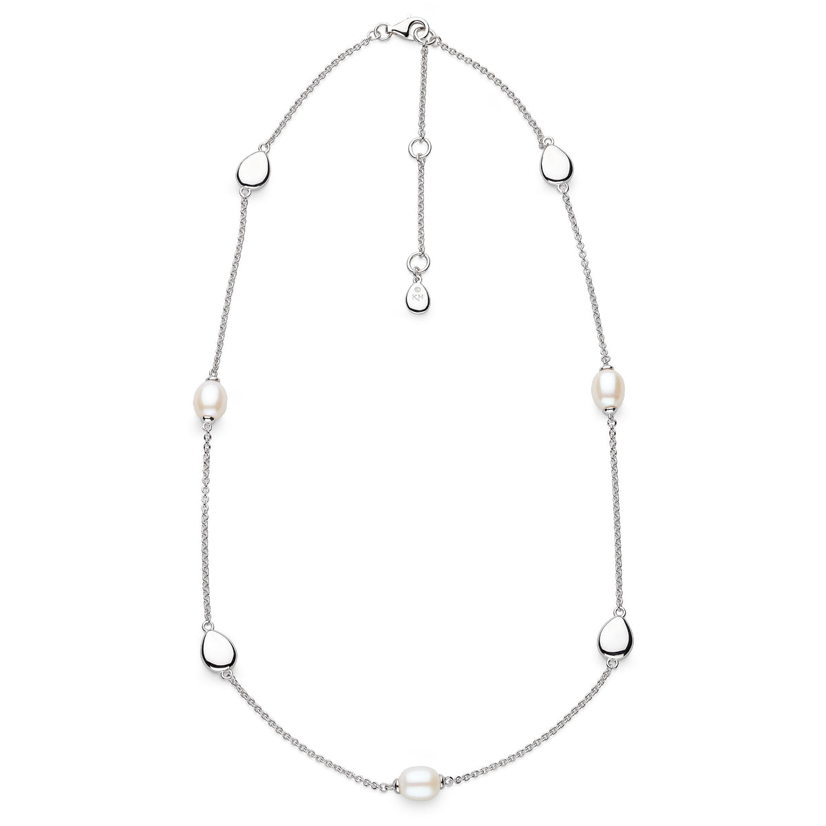 Kit Heath Coast Pebble Pearl Station Necklace – The Secret Garden