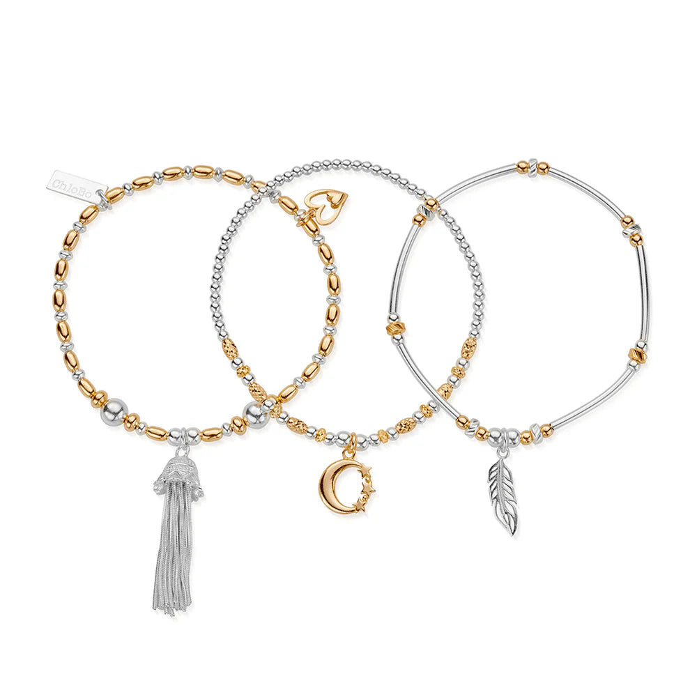 CHLOBO Mixed Metal Stack of 3 – The Secret Garden